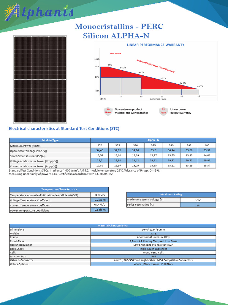 Fiche Technique Alpha-N-2 | PDF | Materials Science | Materials