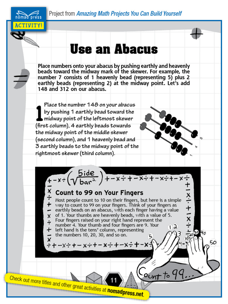 Amazing Math Projects You Can Build Yourself - Activity - 11110 | PDF ...