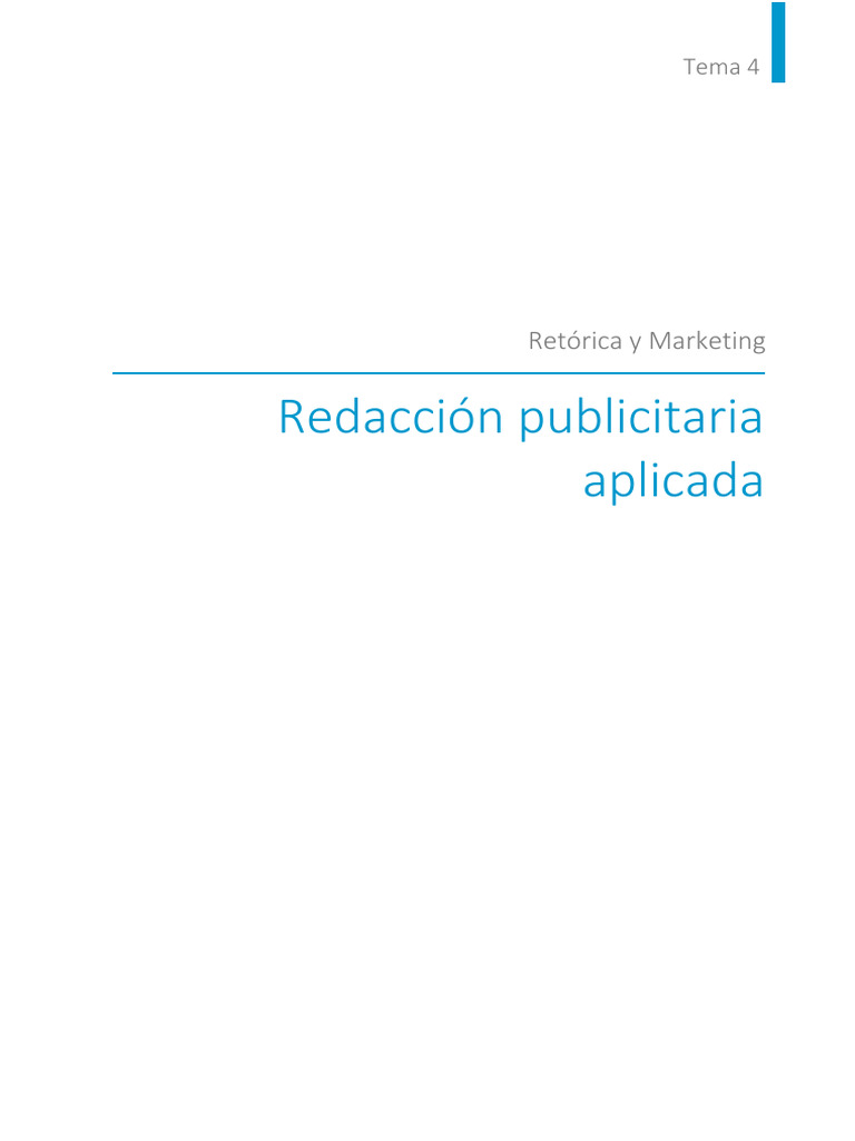 Tema 4 Redacción Publicitaria Aplicada Publicidad en Medios Convencionales | PDF | Publicidad ...
