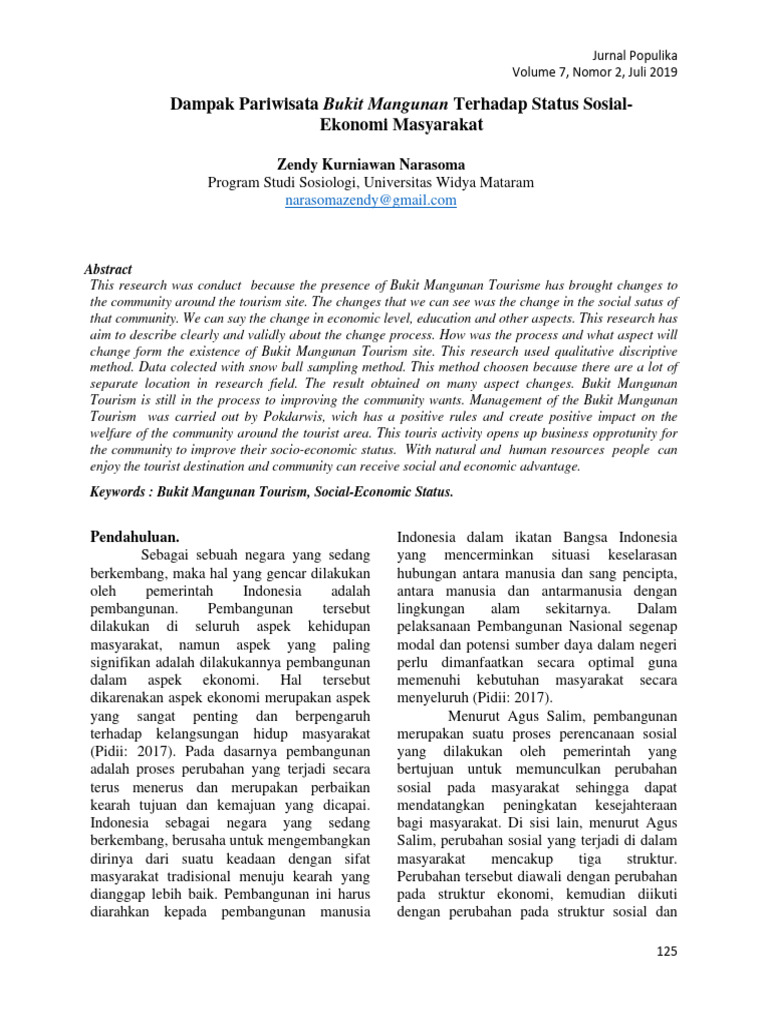 Ojs - Admin, 3 JADI Anjang - DAMPAK PARIWISATA BUKIT MANGUNAN-Reviewer | PDF