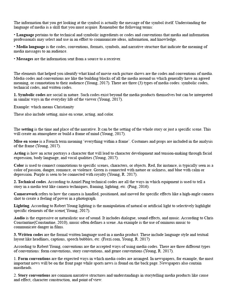 Codes | PDF | Information | Narrative