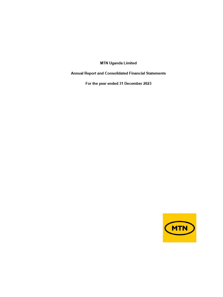 23 MTN Uganda Limited Signed Consolidated Financial Statements | PDF ...