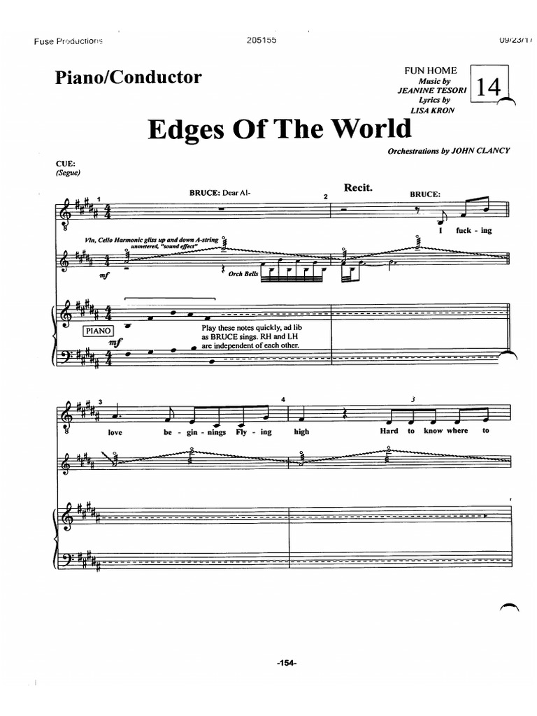 Edges of The World - Fun Home | PDF