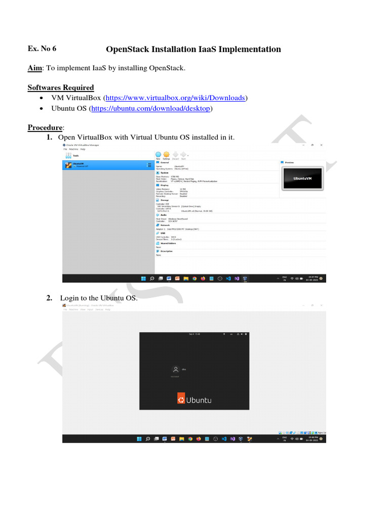 Expt 7 | PDF | Open Stack | Sudo