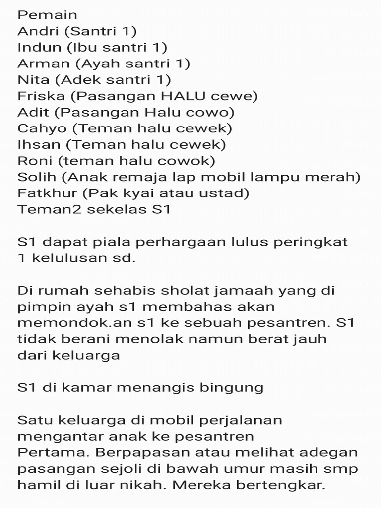 Draf Naskah Hari Santri - 221010 - 003708 | PDF