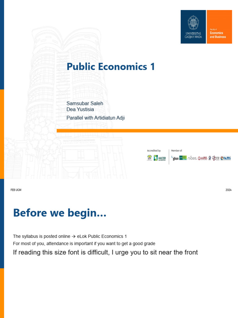 Public Economics Syllabus Overview | PDF | Public Finance | Taxes
