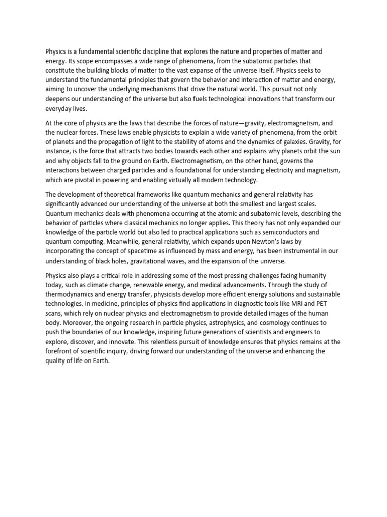 Phy 203 | PDF | Physics | Fundamental Interaction