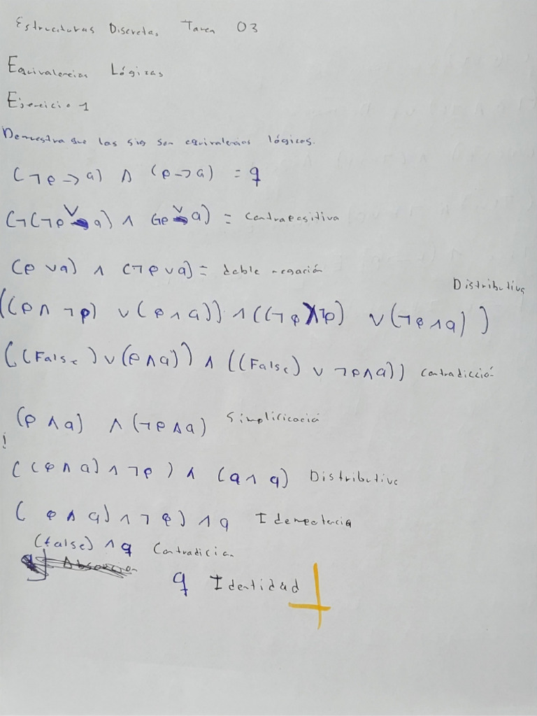 Tarea03 Estructuras Discretas | PDF