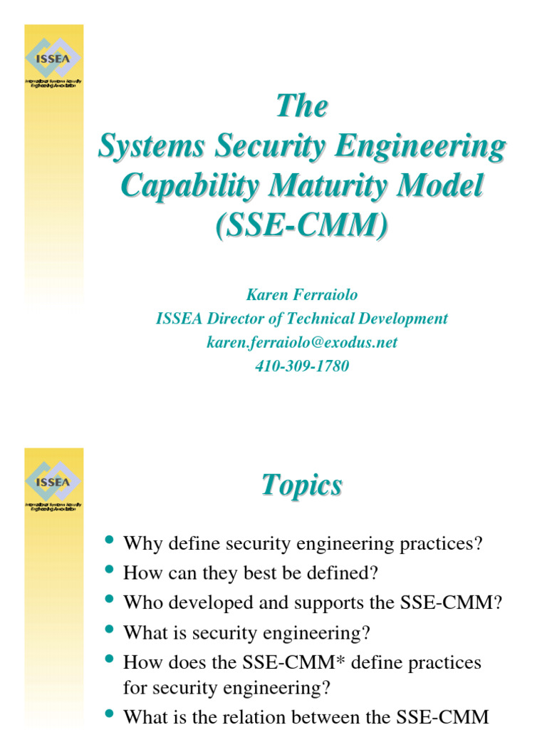 Understanding SSE-CMM for Security Engineering | PDF | Risk | Vulnerability (Computing)