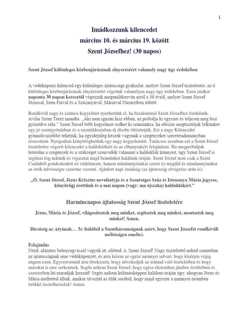 SZT - Jozsef Kilenced | PDF