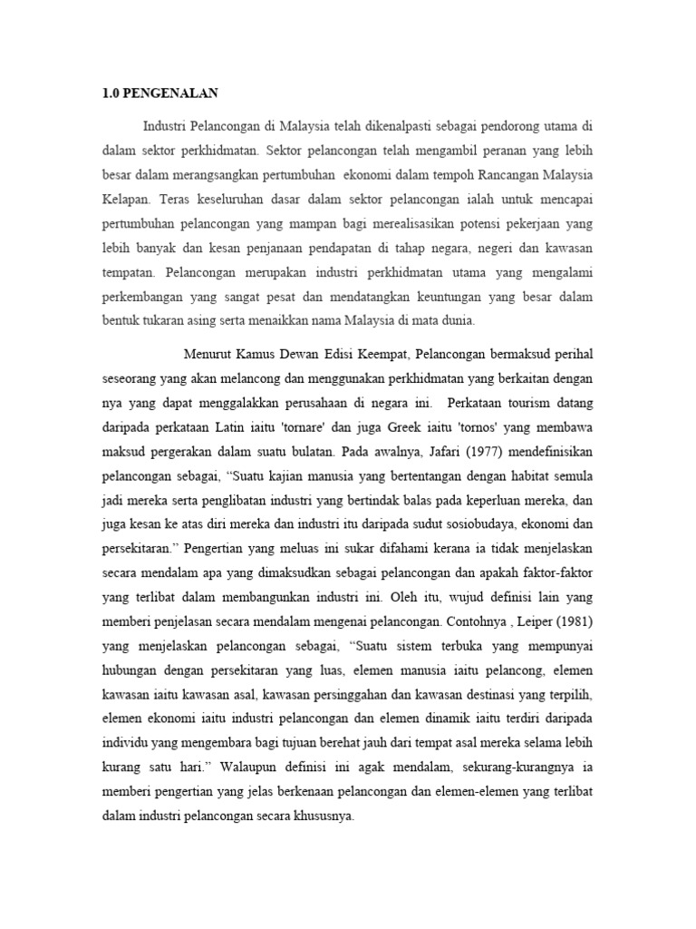 1.0 Pengenalan | PDF