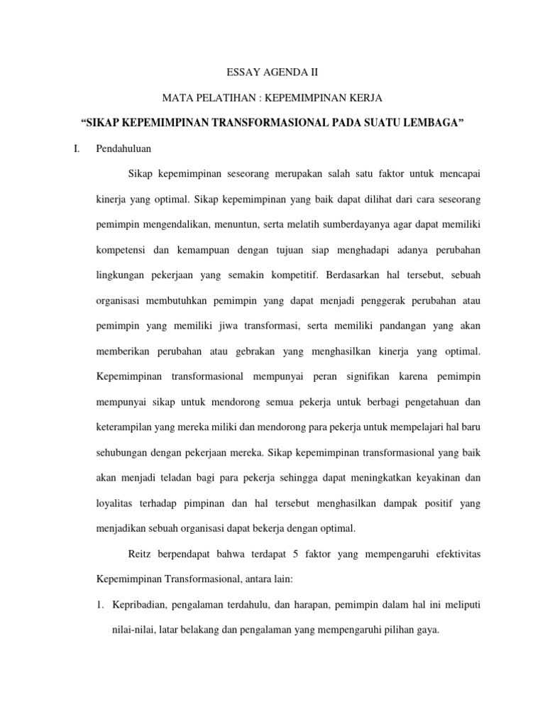 Essay 2 | PDF | Karier & Perkembangan