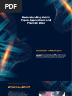 Uses and Application of Matrix in Real Life | PDF | Matrix (Mathematics ...