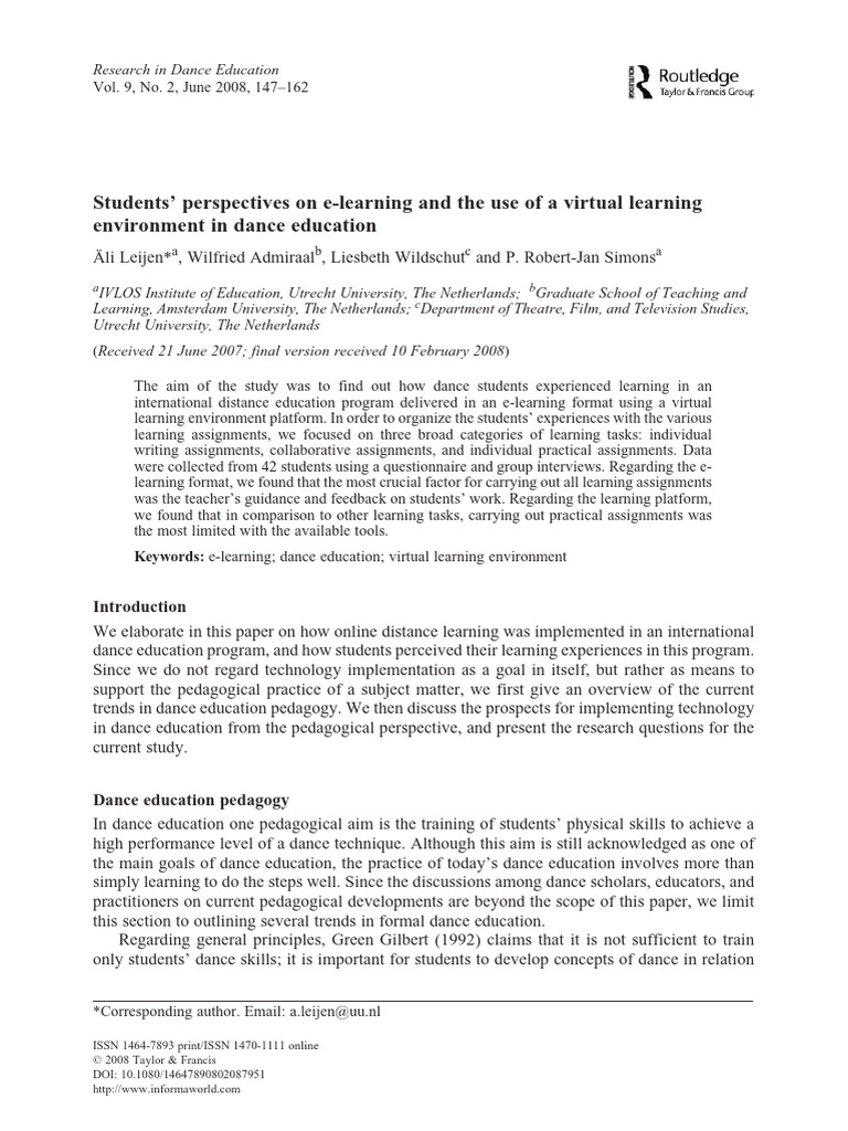 2008-Students Perspectives On E-Learning and The Use of A Virtual ...