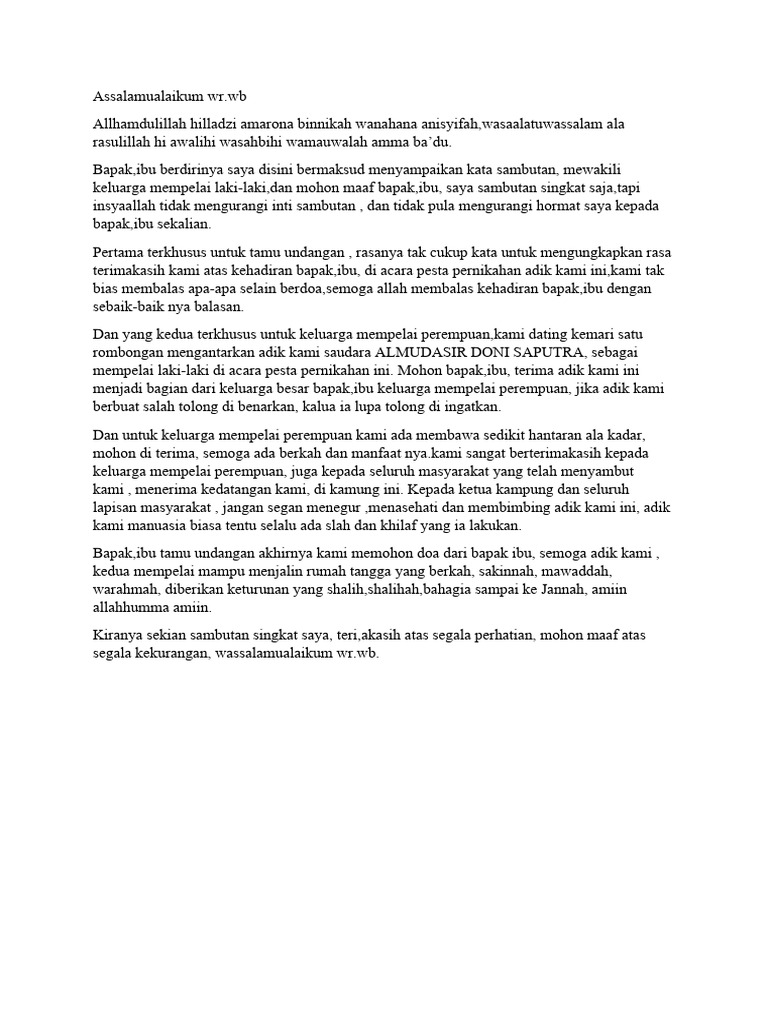 Kata Sambutan Pak Aan | PDF