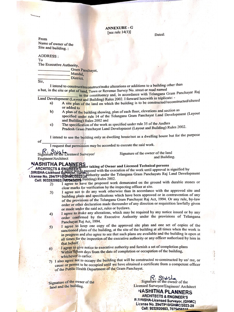Annexure G | PDF