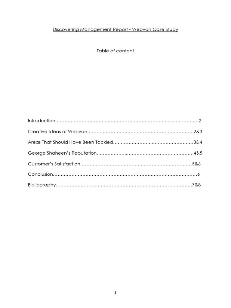 Management Report | Download Free PDF | Reputation | Customer