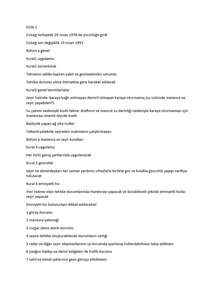 Colreg | PDF