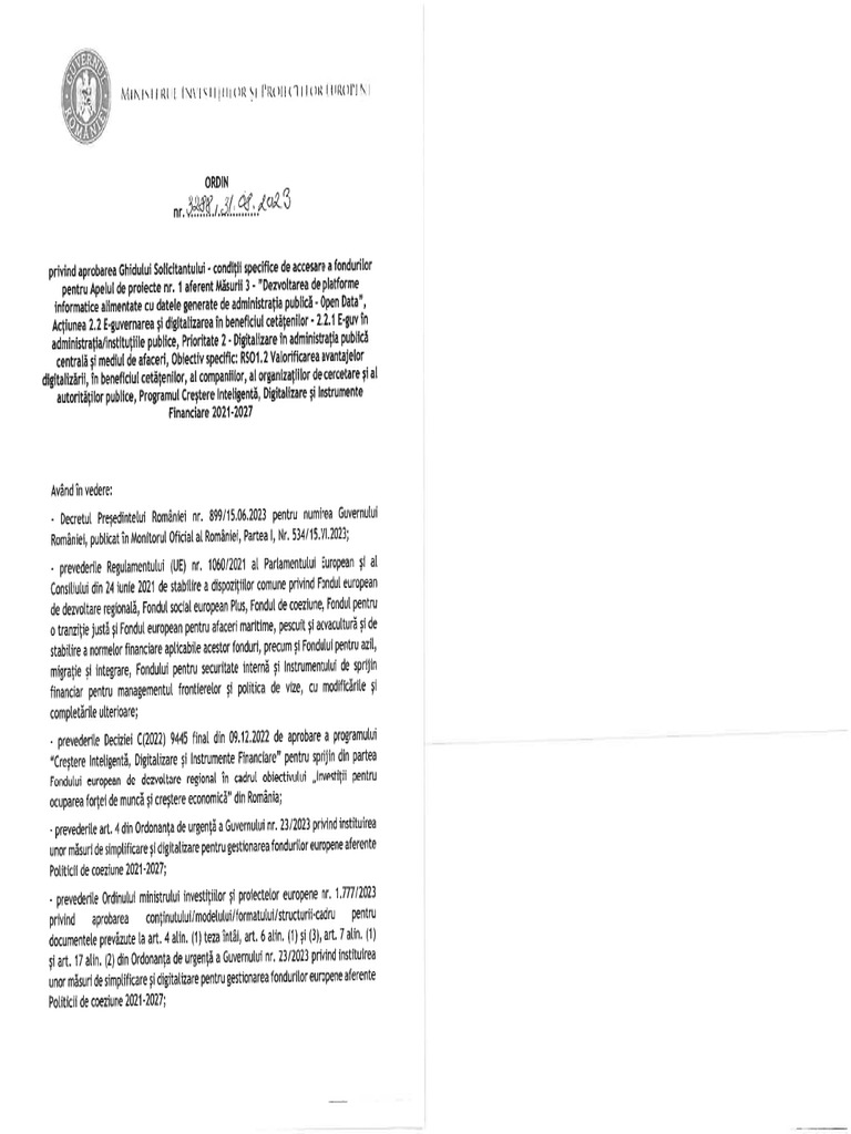 OMIPE 3288 Aprobare Ghid | PDF