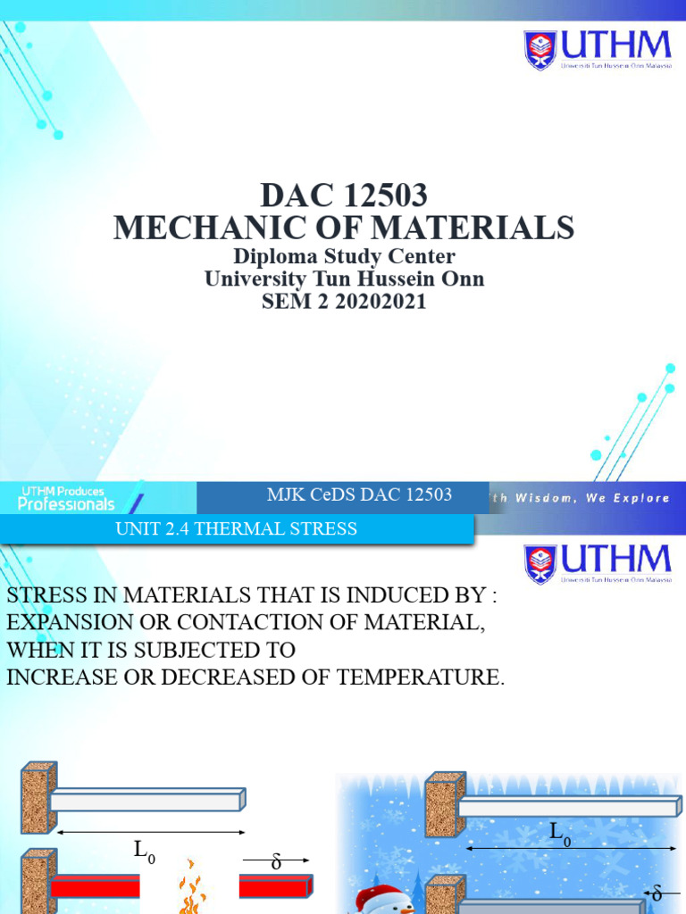 Chapter 2.4 | PDF | Deformation (Engineering) | Stress (Mechanics)