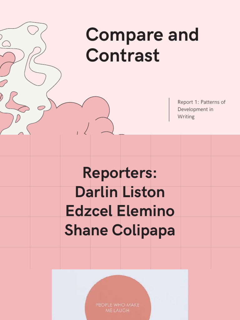 Compare and Contrast PRESENTATION | PDF | Essays