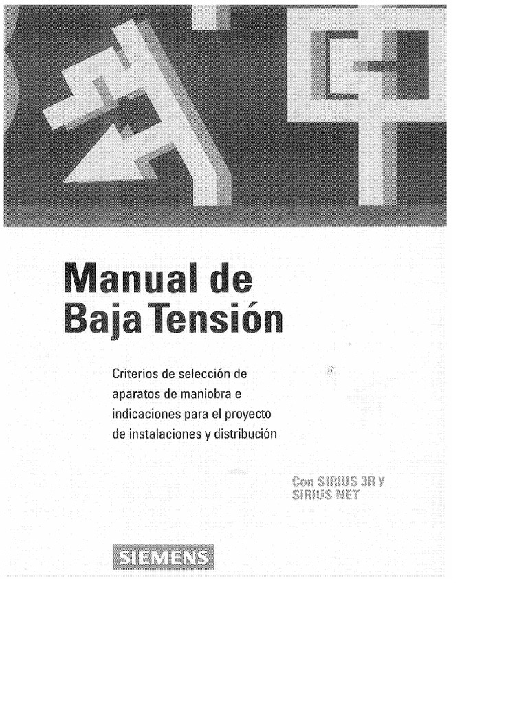 Siemens - Manual de Baja Tension | PDF