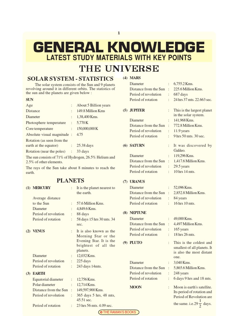 GK Book | PDF | Cloud | Rock (Geology)