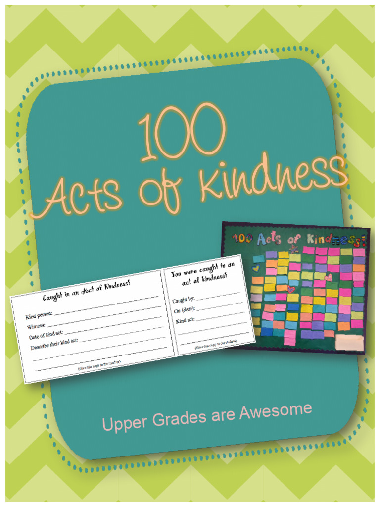 100 Acts of Kindness Tickets | PDF | All Rights Reserved | Civil Law ...