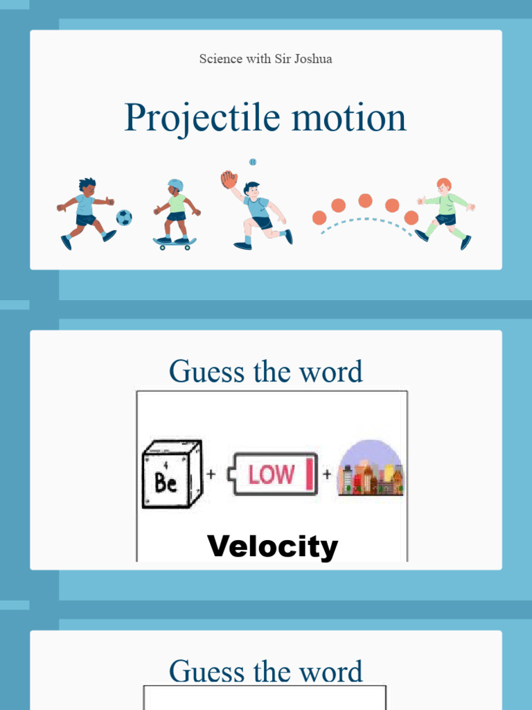Projectile Motion Pdf Acceleration Physical Phenomena