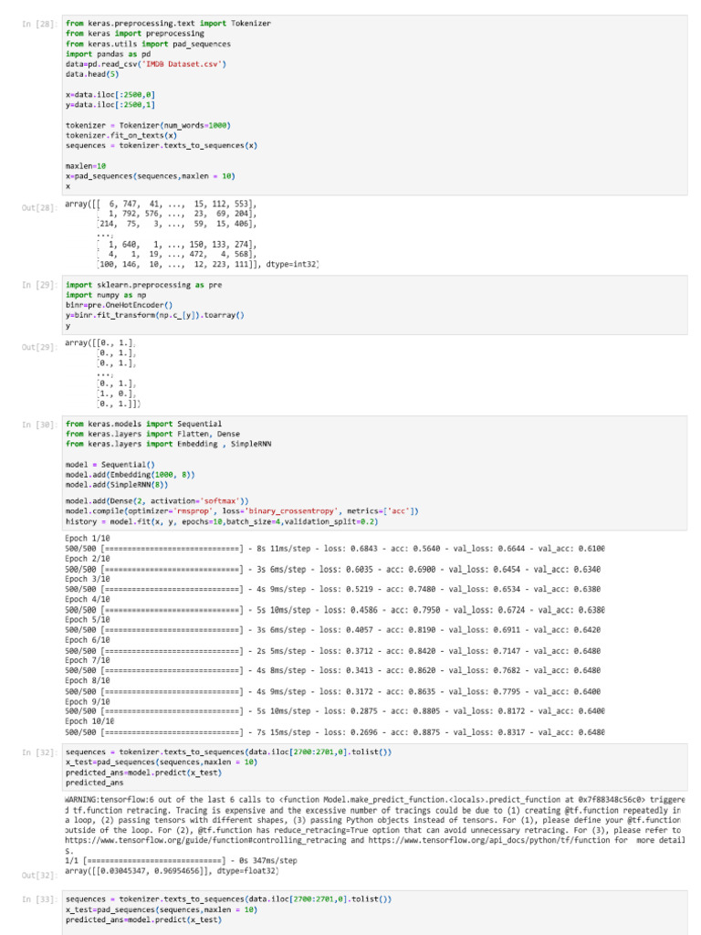 Sentimental Analysis of Movie Review Using NLP | PDF