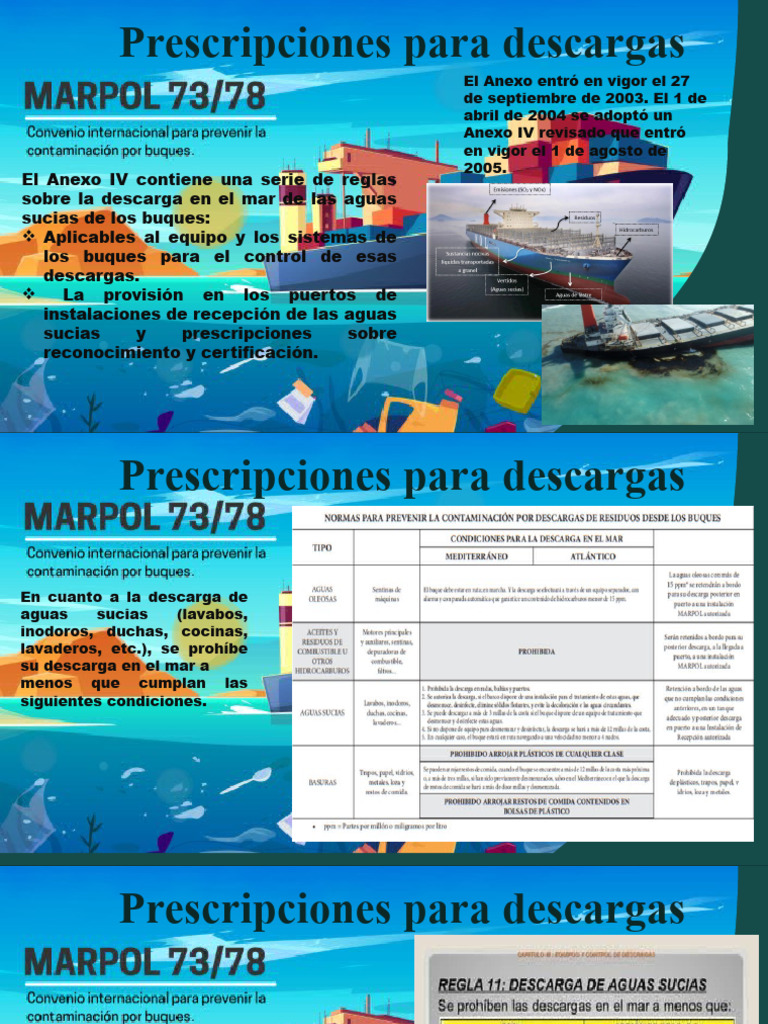 Marpol Anexo Iv - 5 | PDF