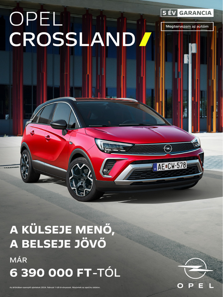 Opel Crossland Preisliste