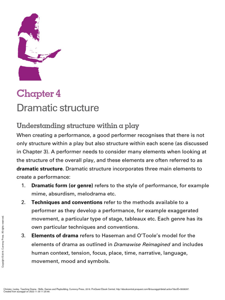 Teaching Drama Skills Games and Playbuilding - (Chapter 4 Dramatic ...