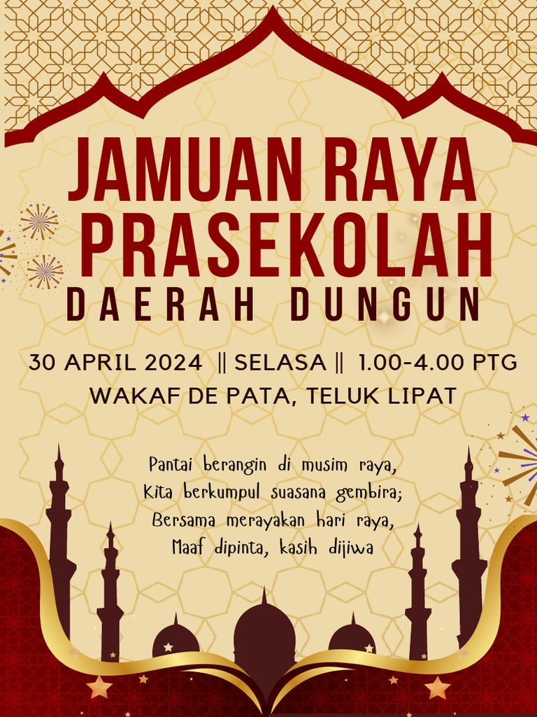 Buku Program Raya Prasekolah Daerah DGN | PDF