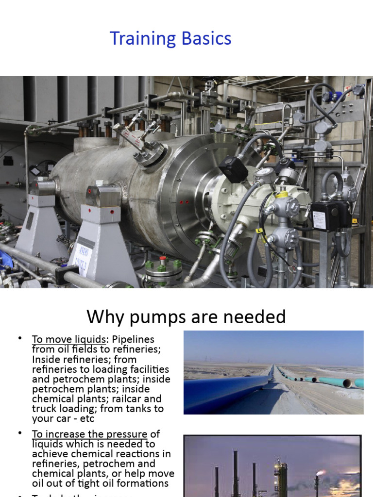 17 Training Basics 06Mar2013-RA | PDF | Pump | Oil Refinery