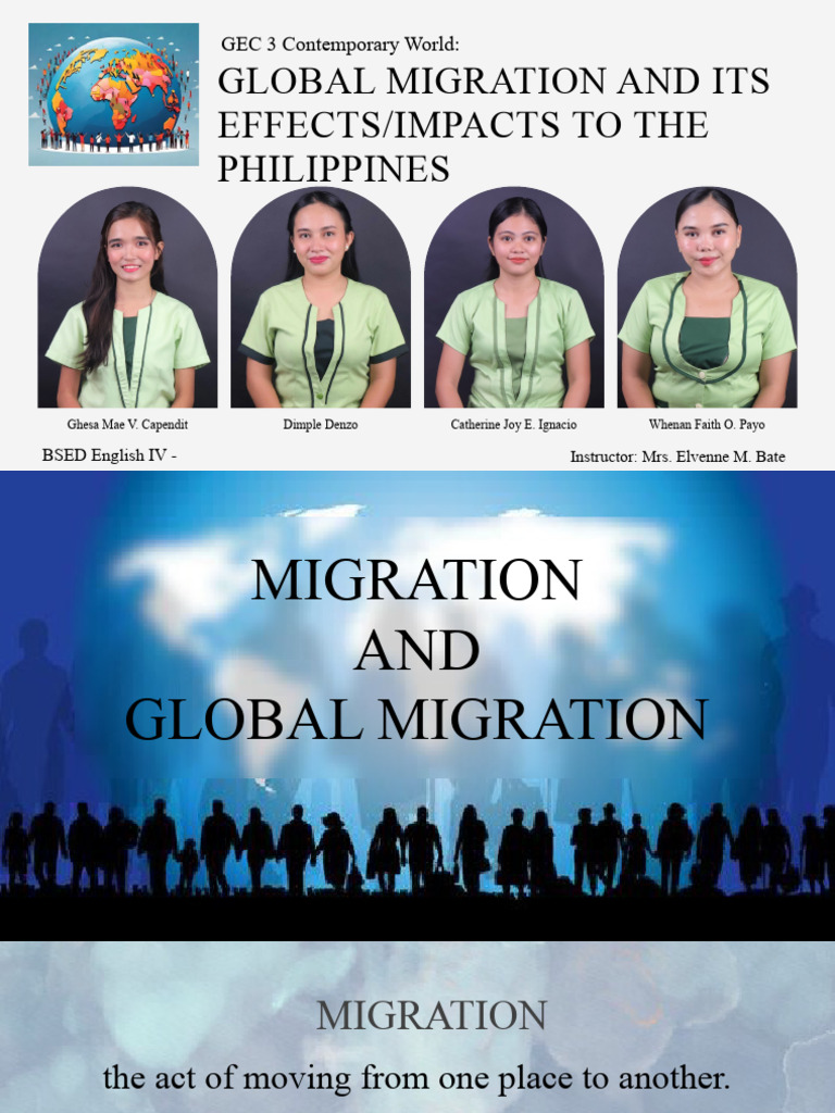 Global Migration | PDF | Human Migration | Immigration