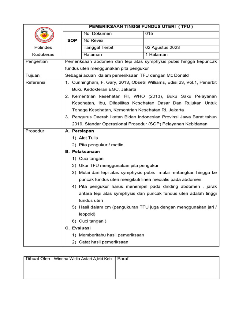 Pemeriksaan Tfu | PDF