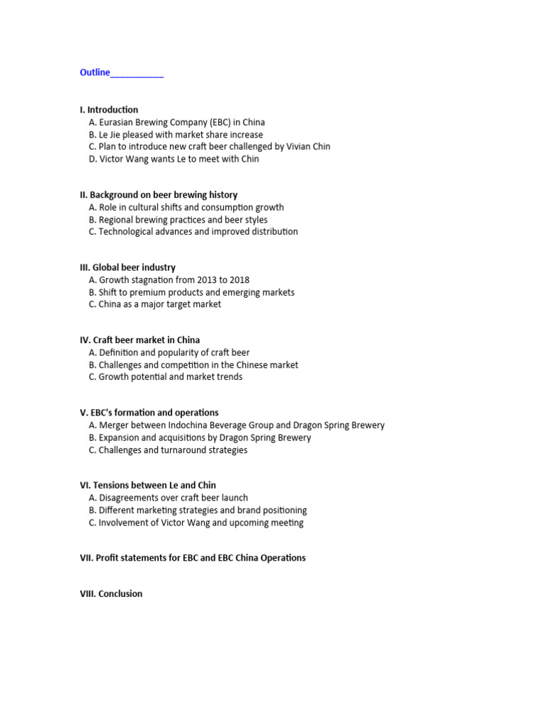 Study Guide Craft Beer in China | PDF | Beer | Brewing