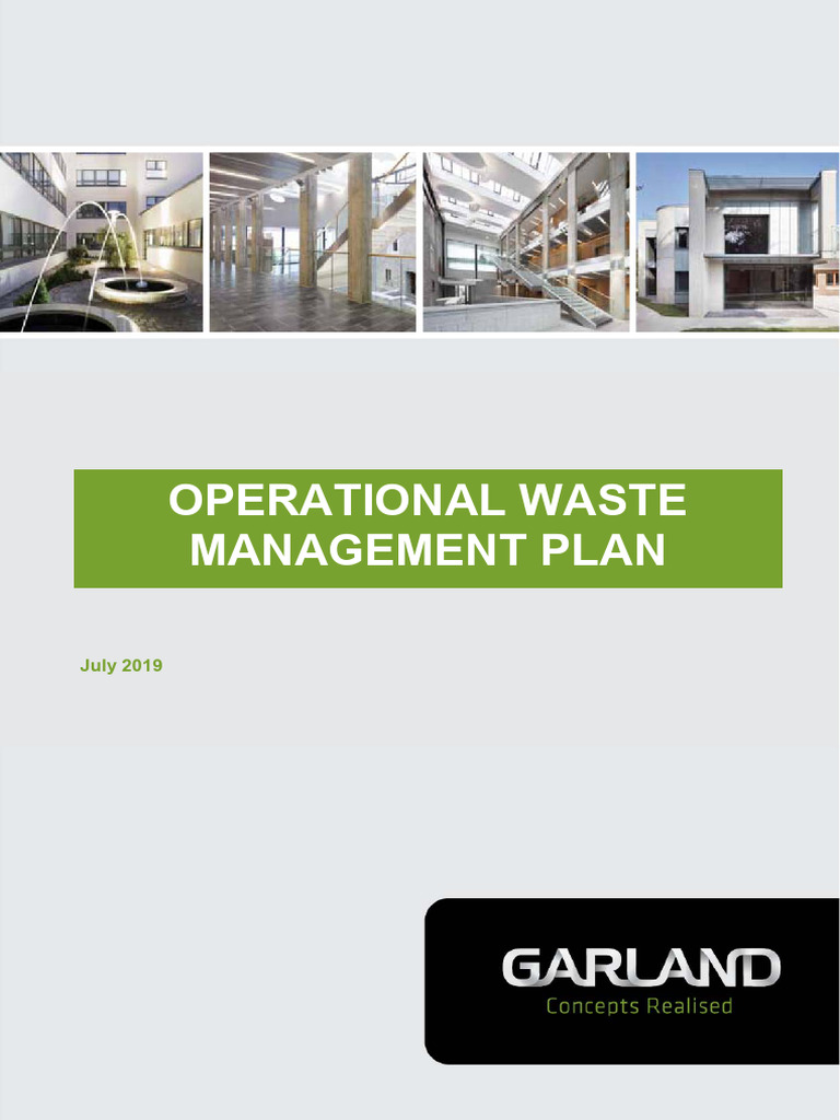 Operational Waste Management Plan - Kildare | PDF | Waste Management ...