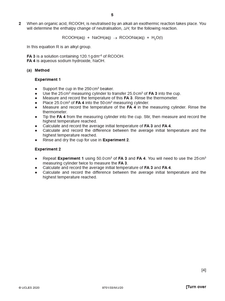 Fourth Cycle Practicals | PDF | Ammonium | Solubility