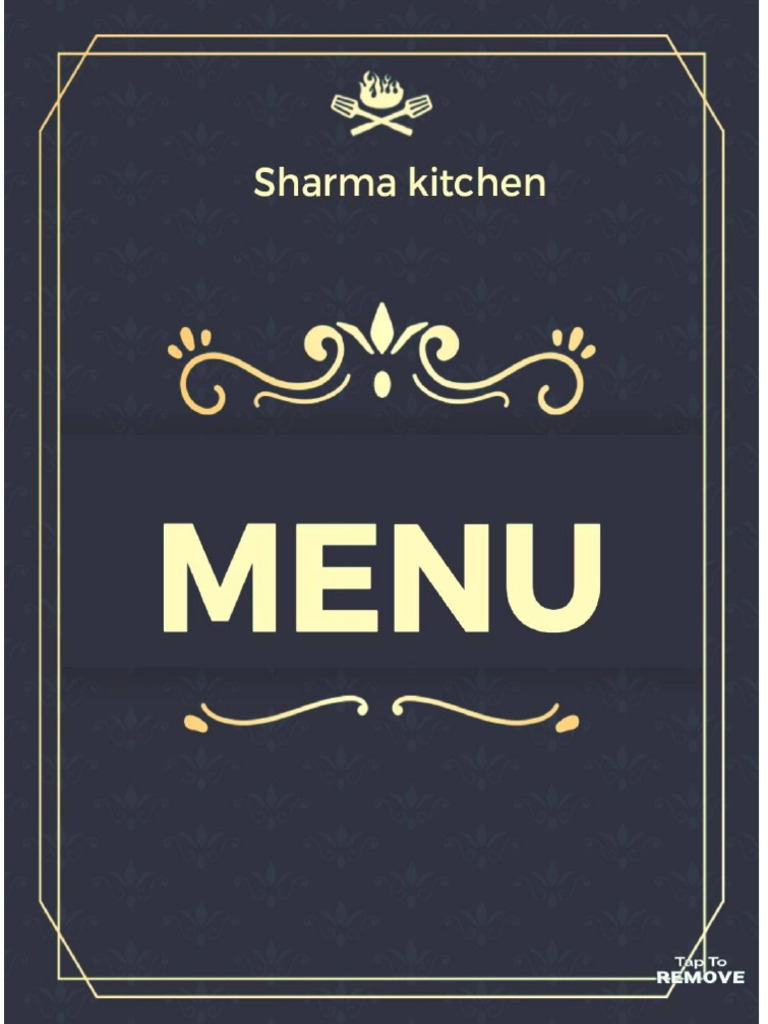 Food Menu Pdf