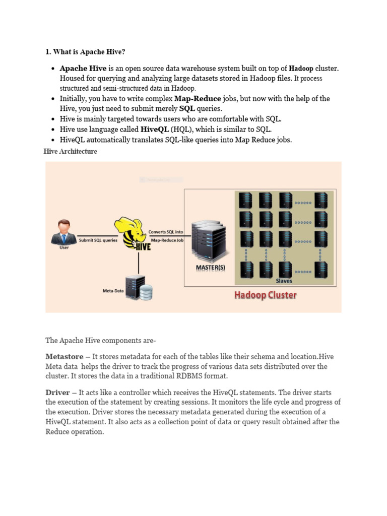 Unit V | PDF | Apache Hadoop | Databases