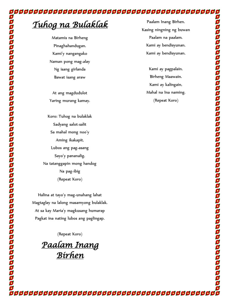 Tuhog Na Bulaklak PDF Free | PDF