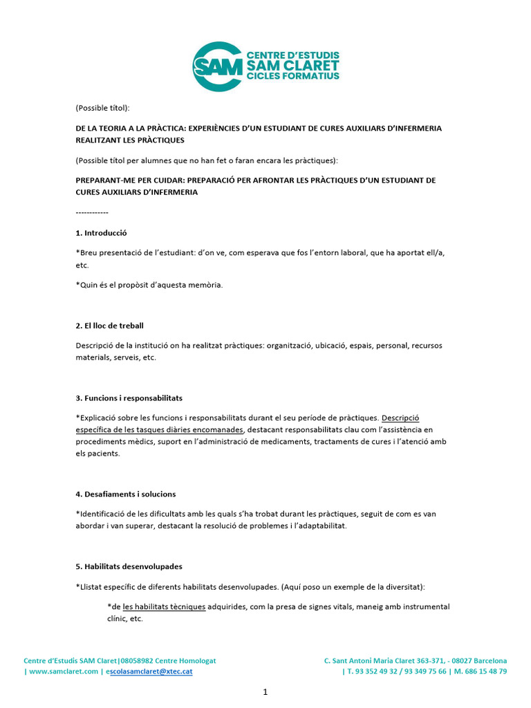 Plantilla Relfexiã Prã Ctiques | PDF