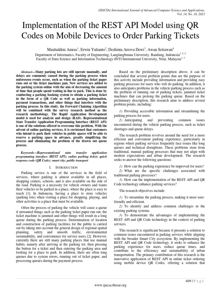 Implementation of The REST API | PDF | Qr Code | Barcode