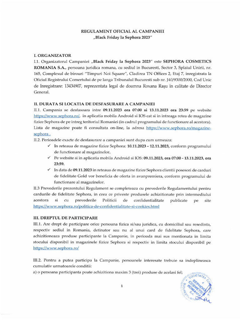 Black Friday Regulament 2023 | PDF