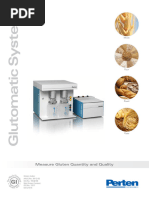 Perten Glutomatic® 2000 Brochure | PDF | Gluten | Flour