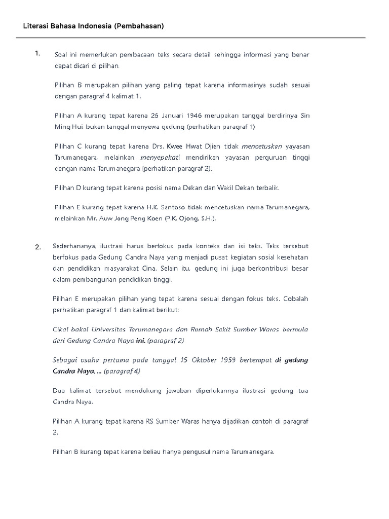 SAINSIN (PEMBAHASAN) Literasi Bahasa Indonesia | PDF | Karier & Perkembangan | Seni & Disiplin ...