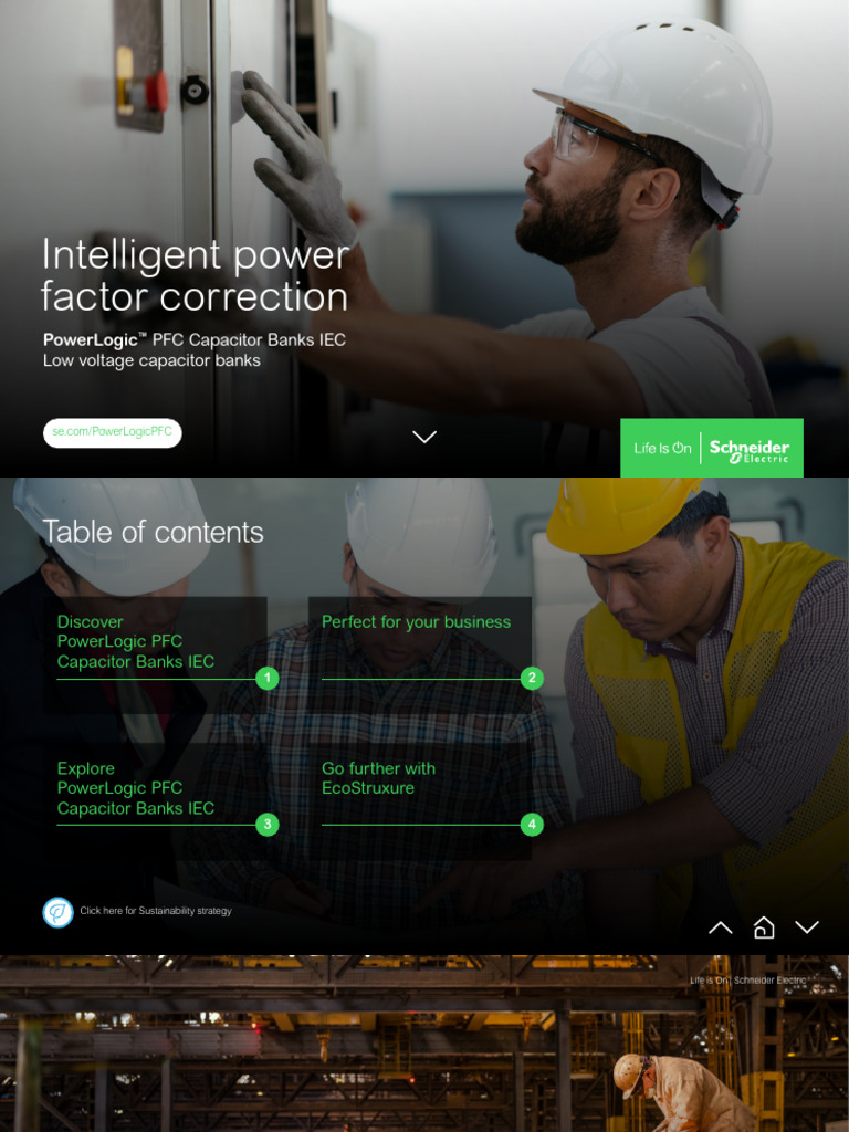 PowerLogic - Capacitor Panel Brochure | PDF | Capacitor | Reliability ...