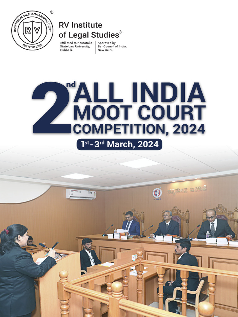 Moot Court Brochure 2024 | Download Free PDF | Cheque | Double Jeopardy